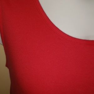 Lands' End | Tops | Cherry Red Tank Top | Poshmark